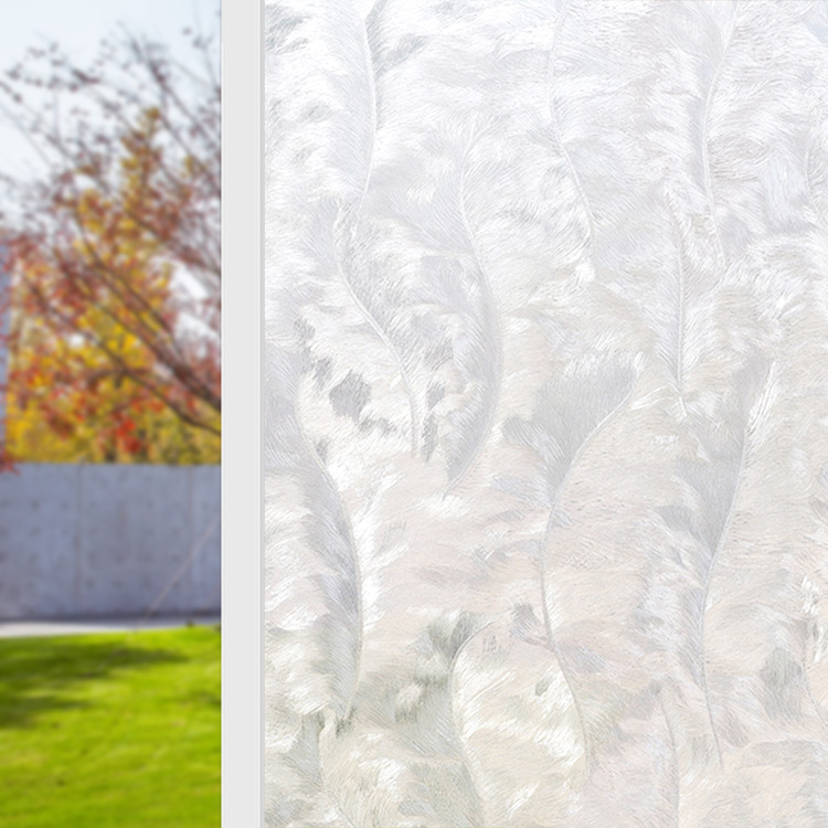 Embossed Leaf Print Frosted Window Film – WOD