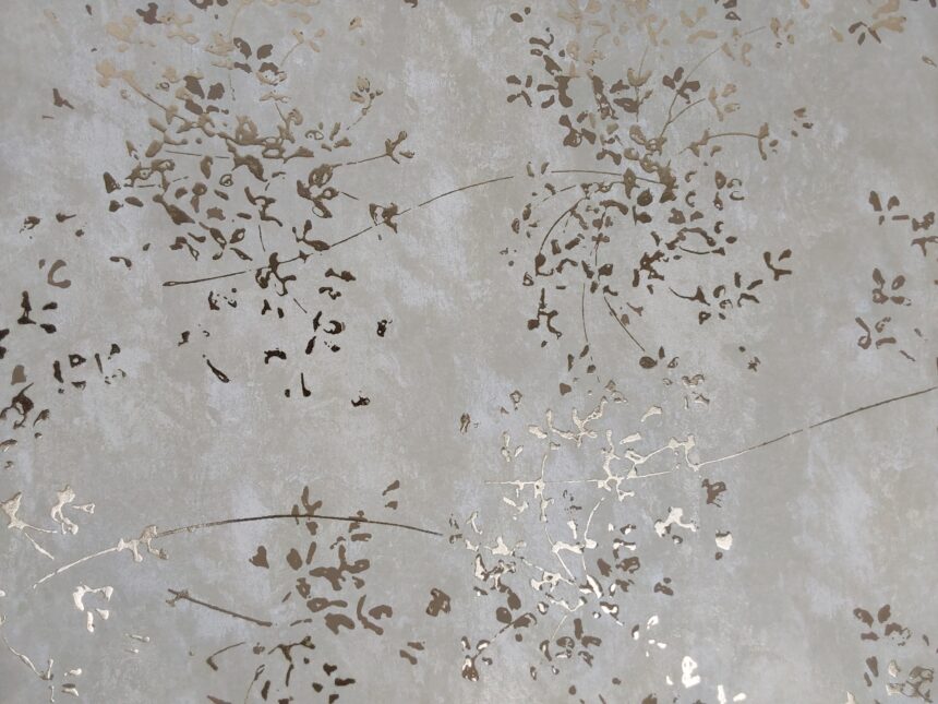 Non woven Foiling White/Gold Wallpaper – WOD