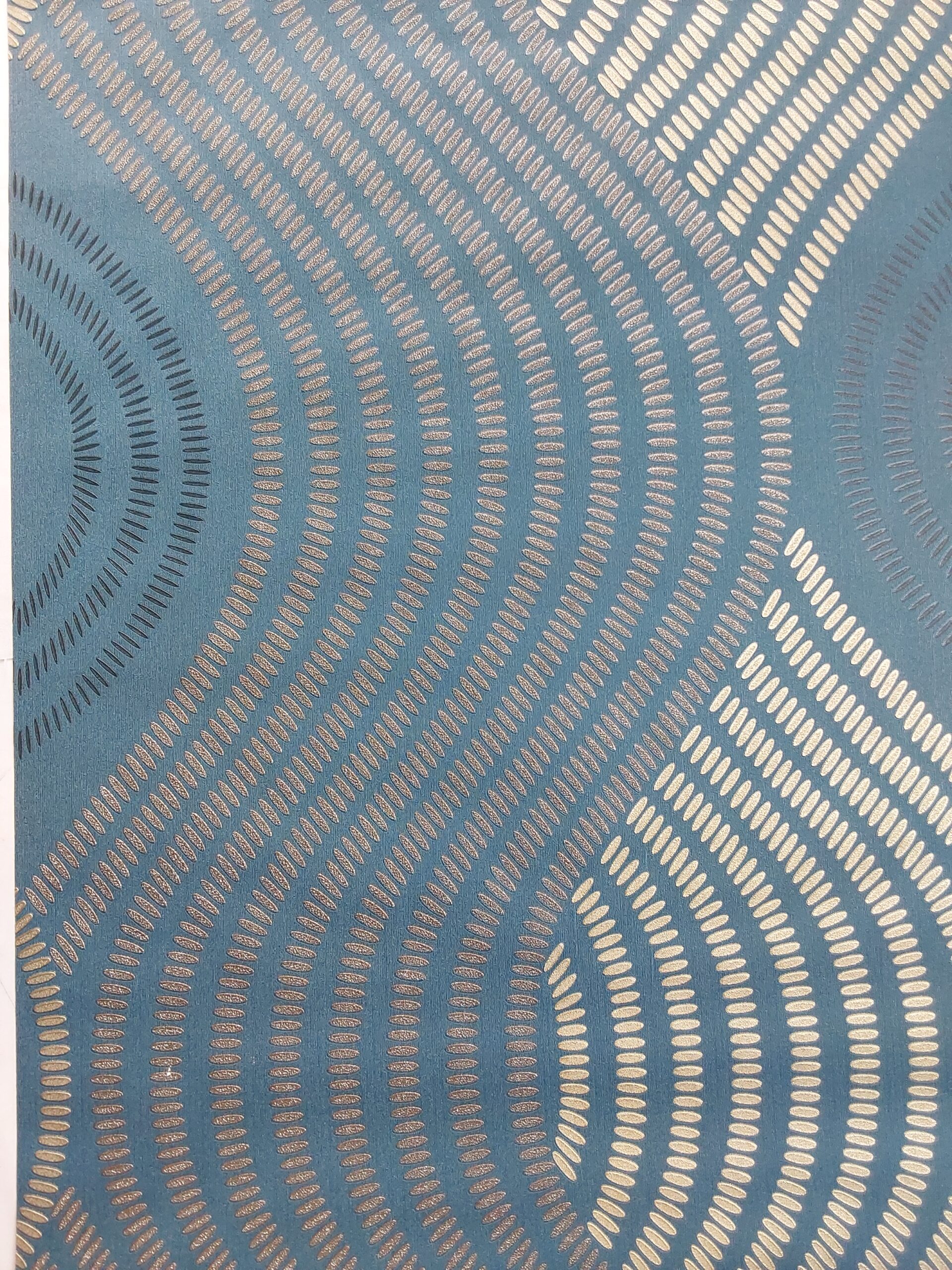 Vinyl Blue/Black Wallpaper – WOD